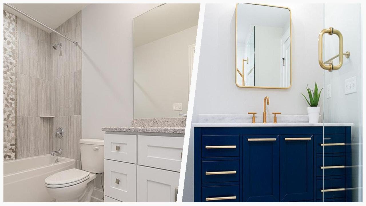 Transforming Kids' Bathrooms with Chic Gray Countertops | Designer ...