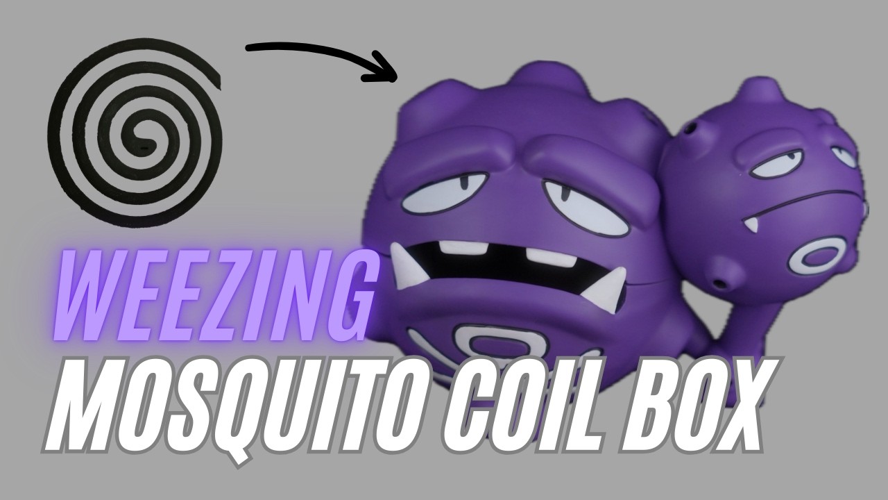 I spray painted the Weezing mosquito coil box [Pokémon] - PhantomCat ...