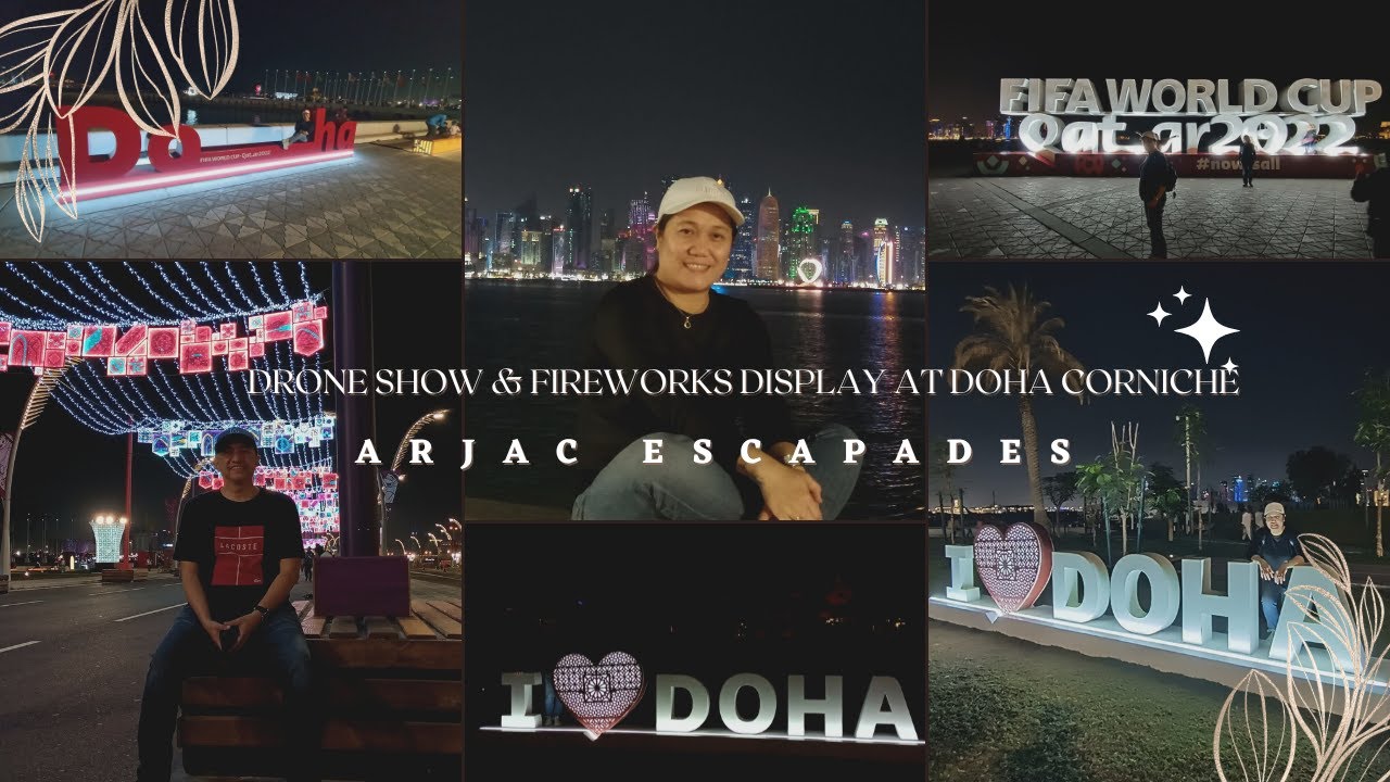 DRONE & FIREWORKS SHOW/FIFA WORLD CUP QATAR 2022 - YouTube