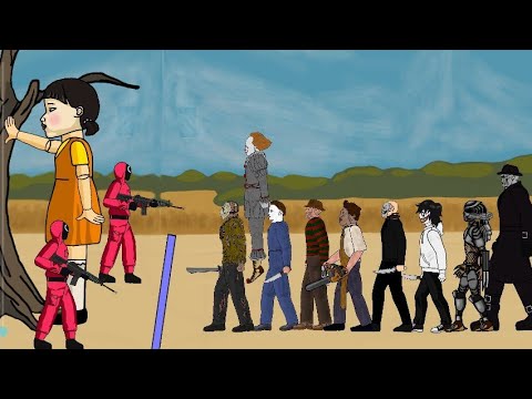 Jason, Michael, pennywise,Jeff,chromeskull,Leatherface,freddy,tyrant ...