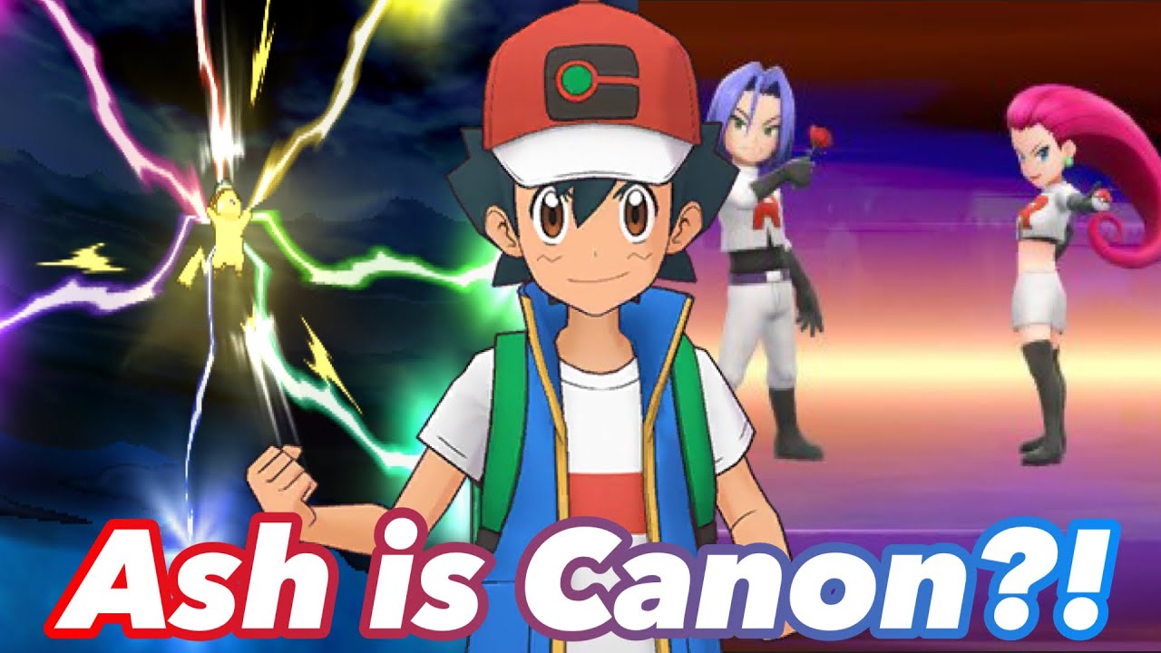Every Time Ash Ketchum Appears in a Pokémon Game! - YouTube