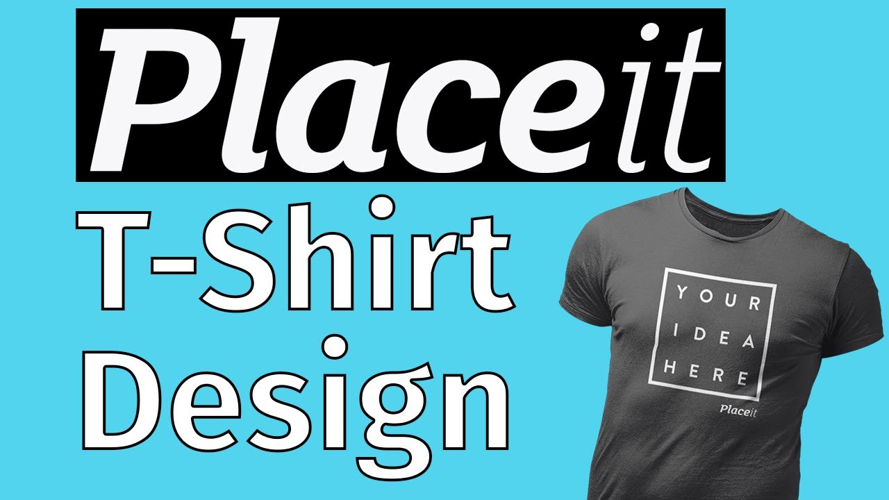 Placeit For T-Shirt Design - YouTube