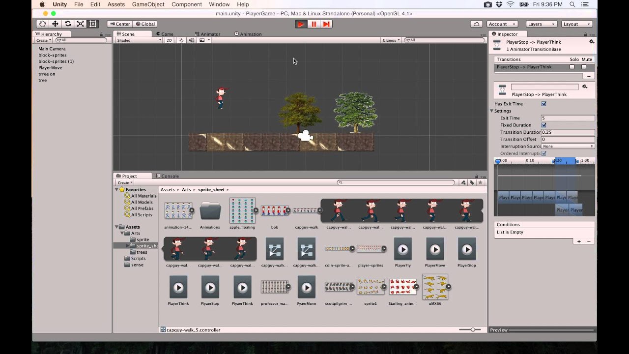 13- Unity 2D|| manage player تحسين لاعب - YouTube