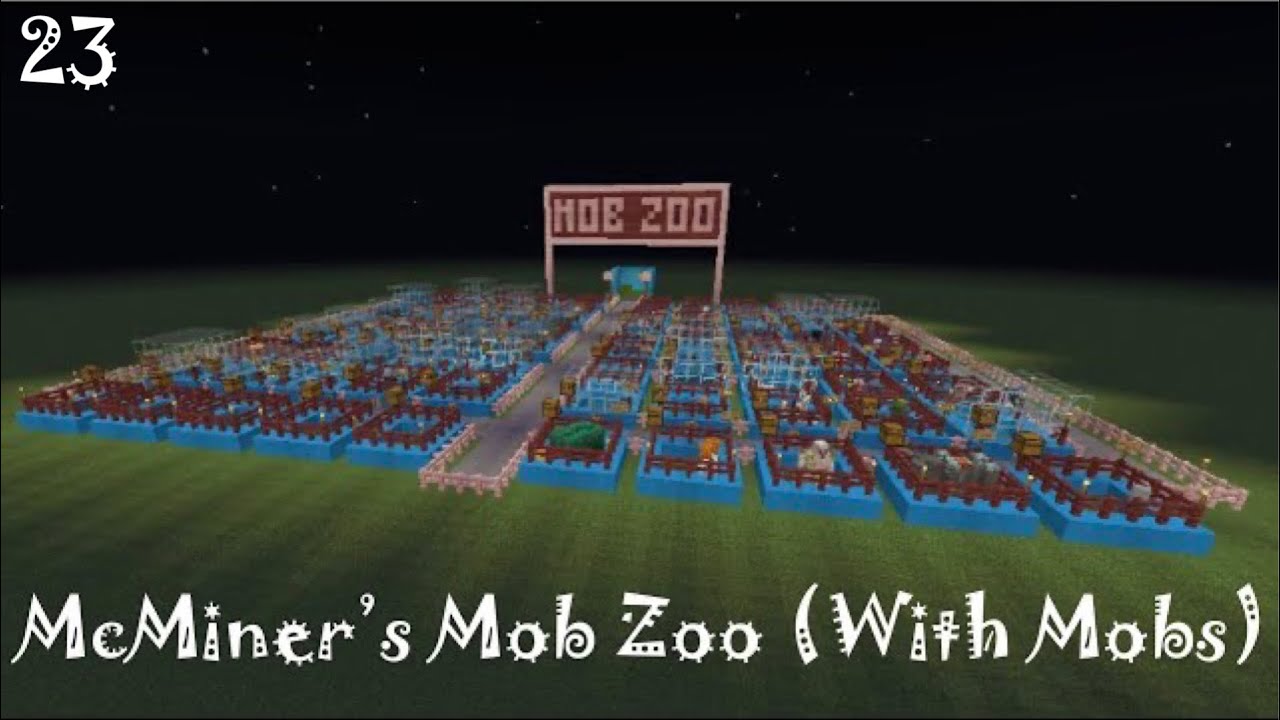 Minecraft - McMiner’s Mob Zoo (Part 2: With Mobs) - My Creations ...
