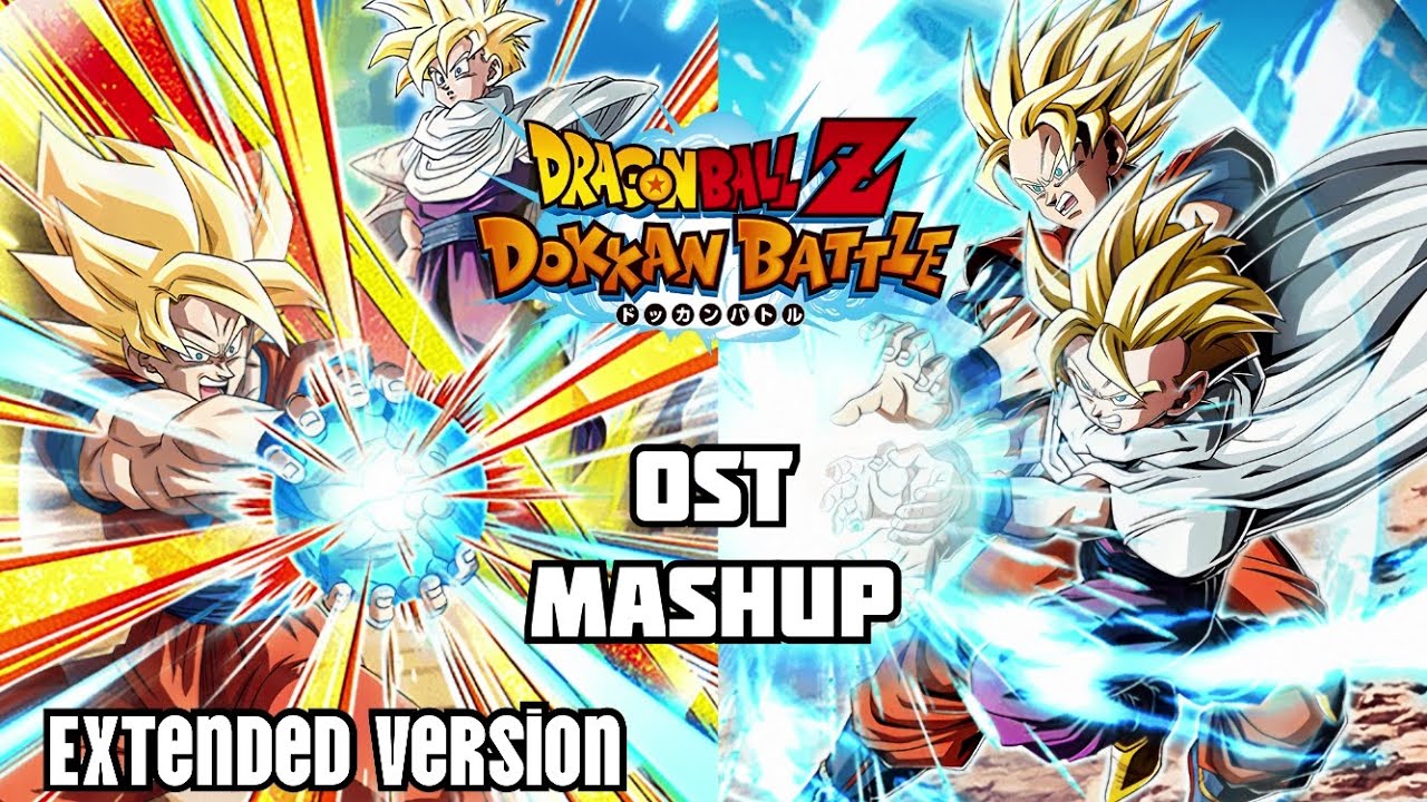 STR SSJ Goku/Gohan + TEQ LR SSJ Goku/Gohan [OST MASHUP] - DBZ Dokkan ...