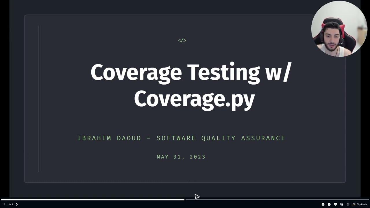 Coverage Testing Using Coverage.py - YouTube