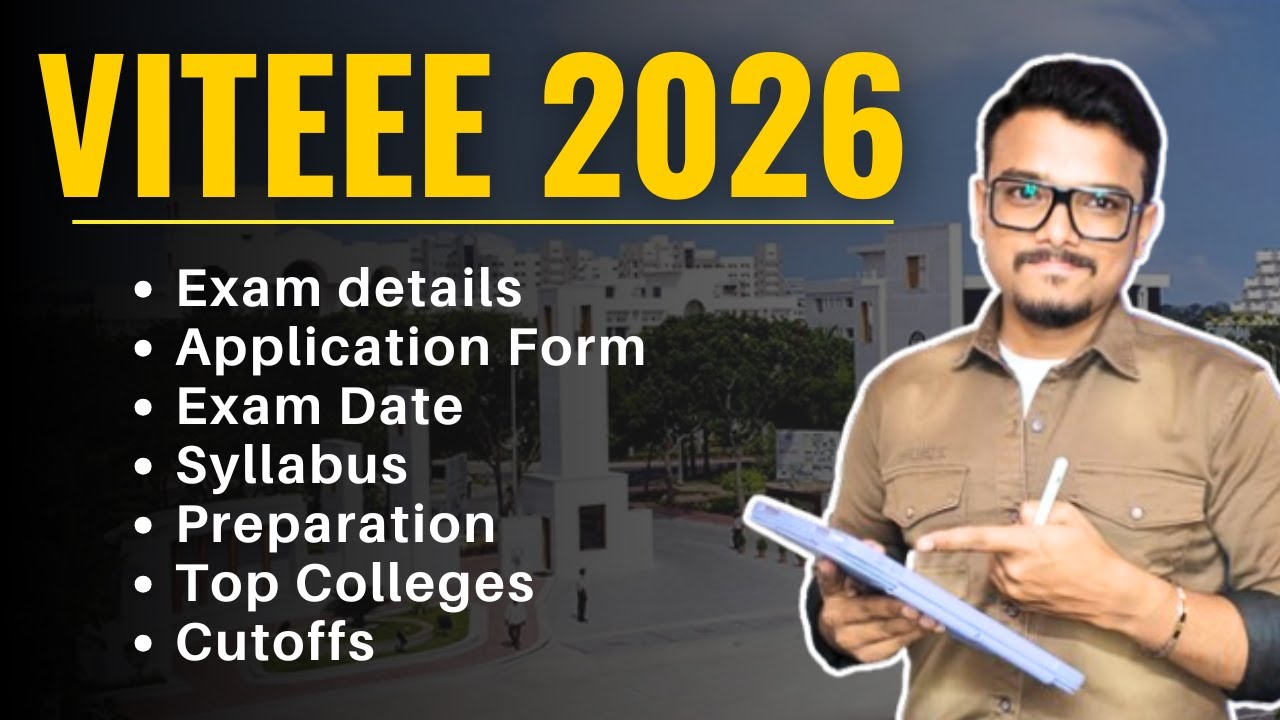 VITEEE 2026 Exam | Application form, Exam Date, Eligibility, Syllabus ...