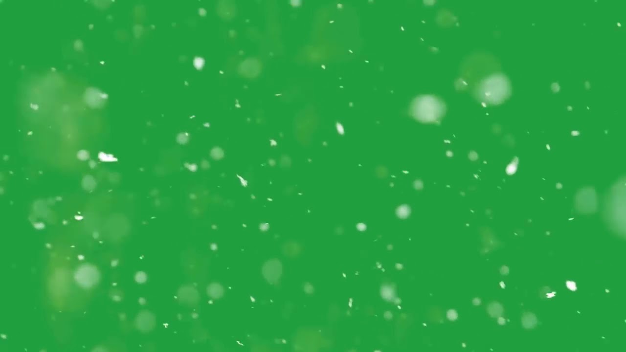 Snow Green Screen Effect Real Snow - YouTube