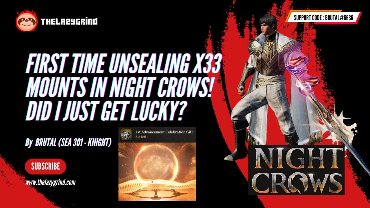 First Time Unsealing X33 Mounts in Night Crows! Did I Just Get Lucky ...
