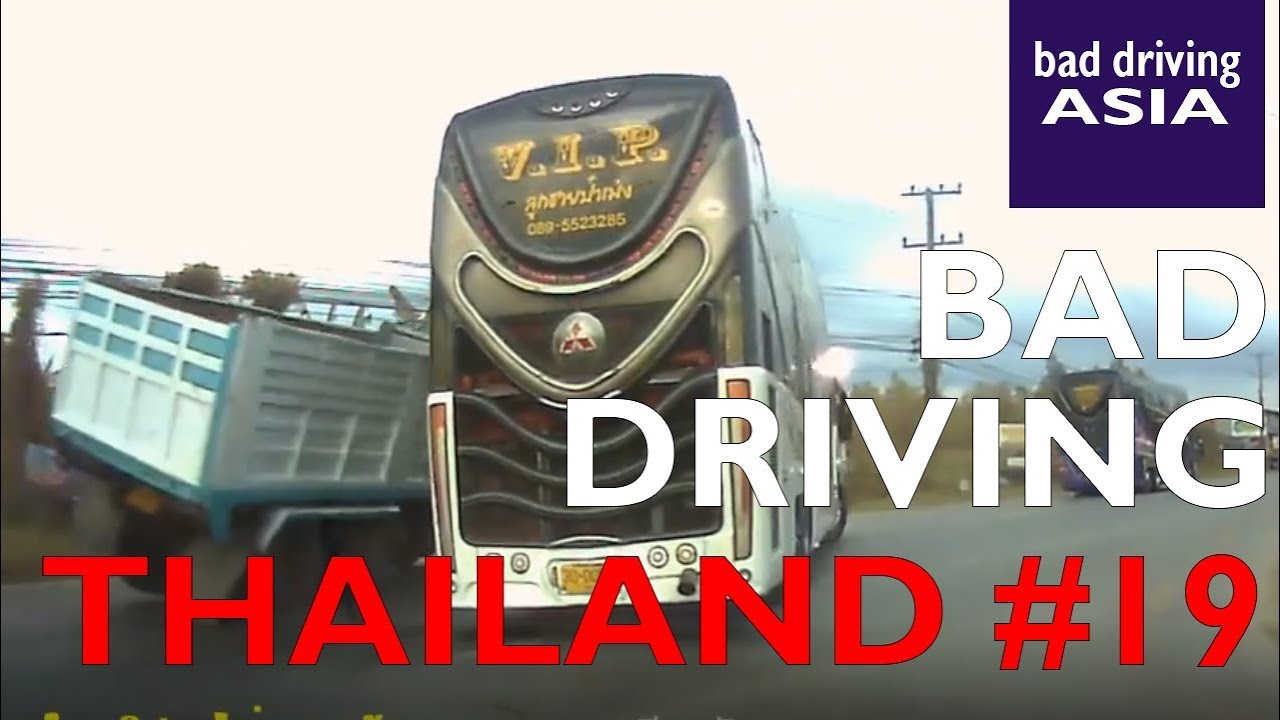 Bad Driving Thailand #19 - crash compilation - YouTube