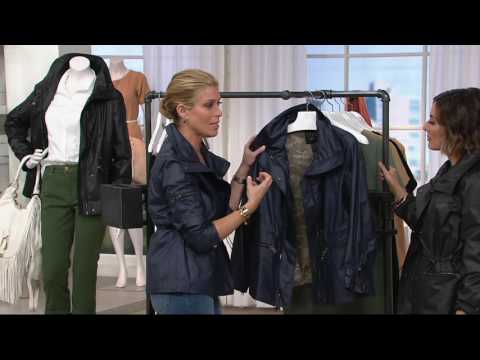 G.I.L.I Coated Cotton Anorak Jacket on QVC