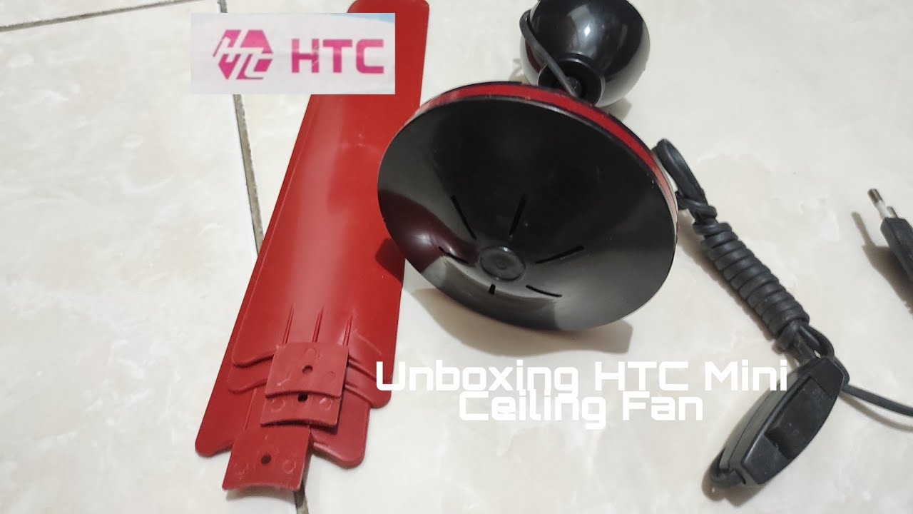 Unboxing HTC mini Ceiling Fan - YouTube