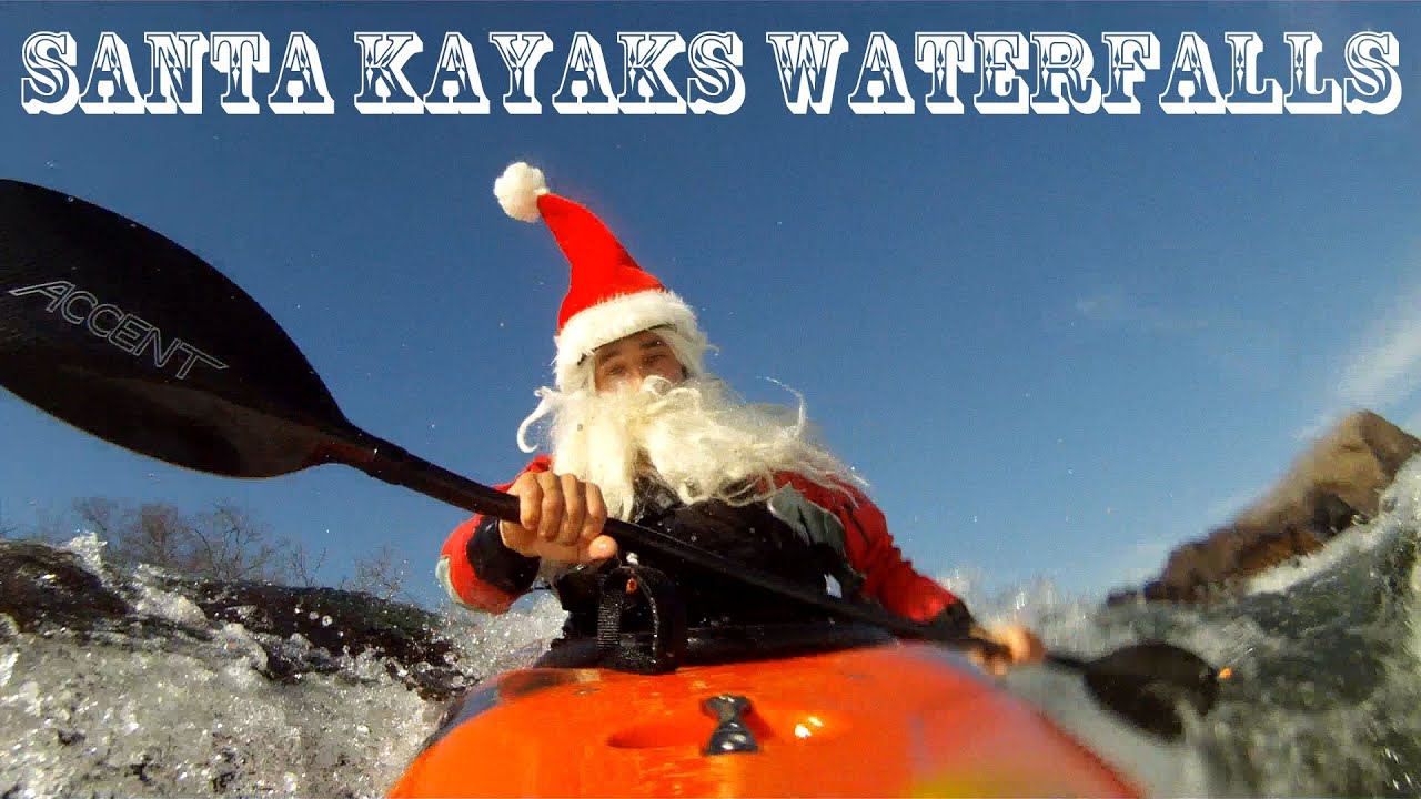 Santa Claus Kayaks Great Falls - Accent Paddles Wishes Everyone A Happy ...