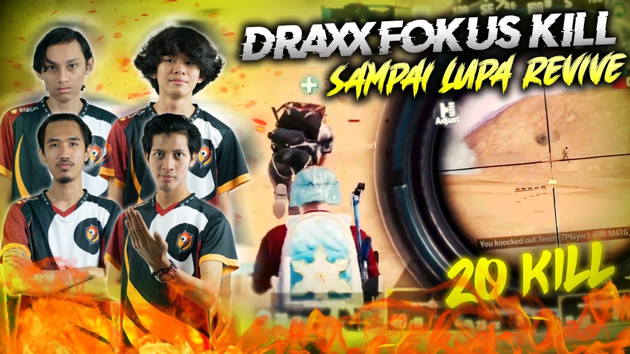 FOKUS CARI KILL, SAMPAI LUPA REVIVE DEMI KILL !!! DRAXX PUBG MOBILE - YouTube