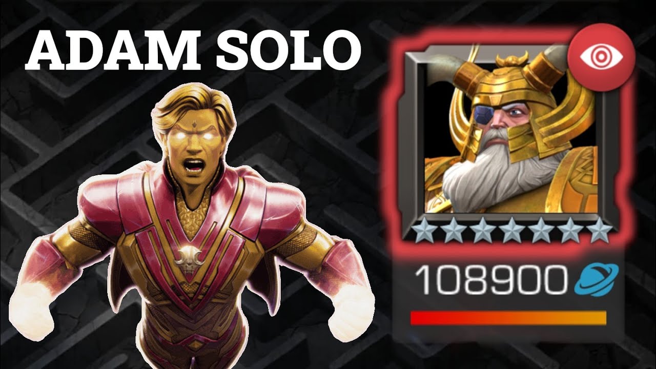 Necropolis Odin solo with Adam Warlock (FULL POTENTIAL) — MCOC - YouTube