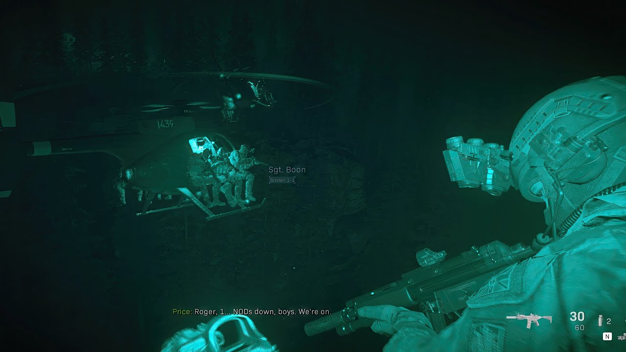 Call of Duty: Modern Warfare - Night Vision Mission [Ultra Settings ...