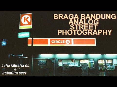 Relaxing Evening Walk: Braga - Bandung Analog Street Photography - Leitz Minolta CL + Babafilm 800T