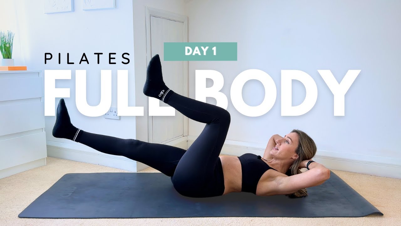 Day 1 | 20 Minute Full Body Pilates Workout | 28 Day Pilates Challenge ...