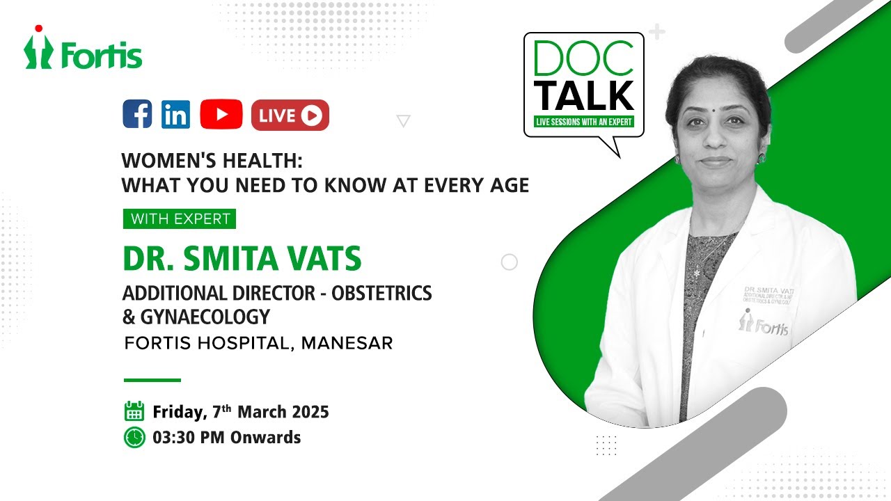 Dr. Smita Vats on "Women's Health: Essential Insights for Every Age ...