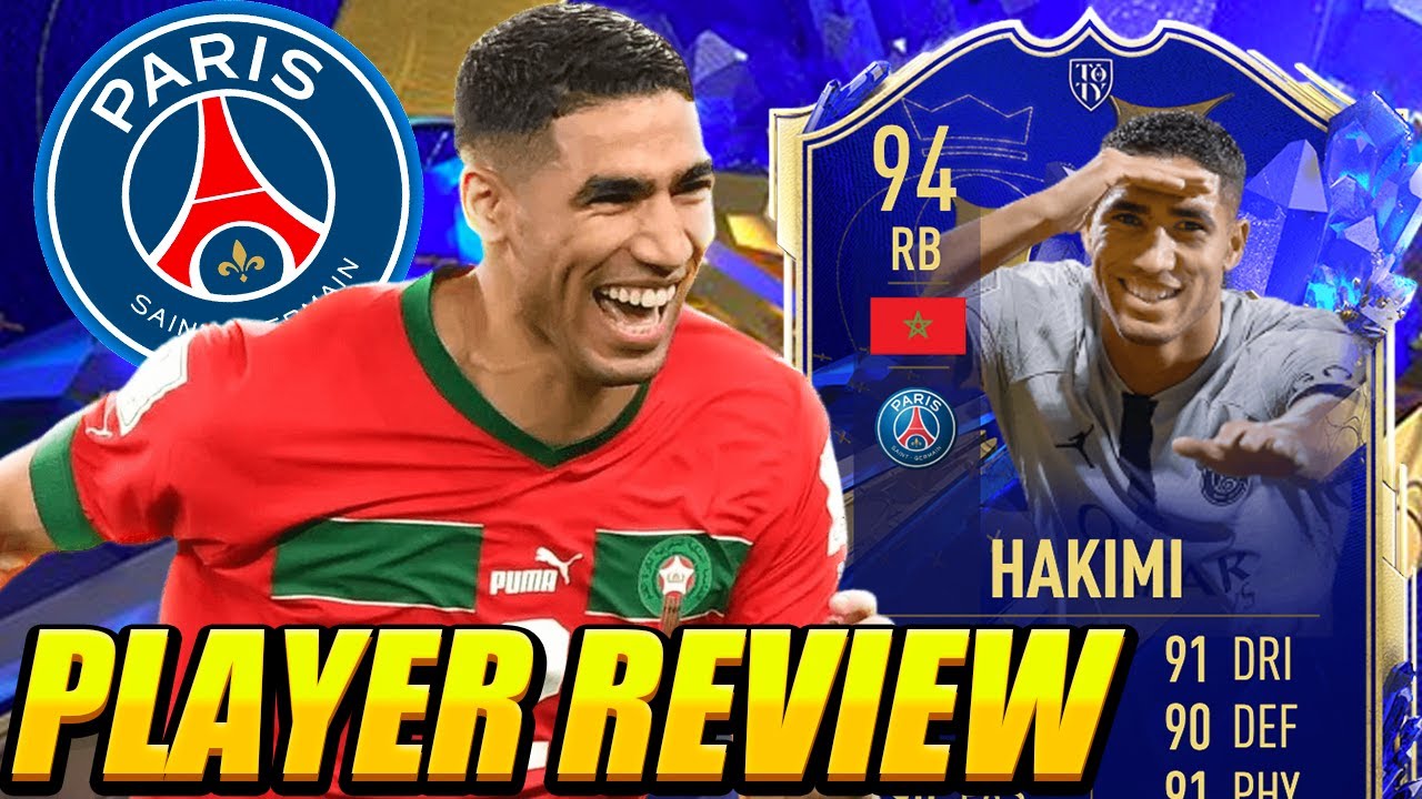 DEFINITION OF META! 🥵 94 TOTY HAKIMI PLAYER REVIEW! TOTY HAKIMI 94 REVIEW! TEAM OF THE YEAR ...