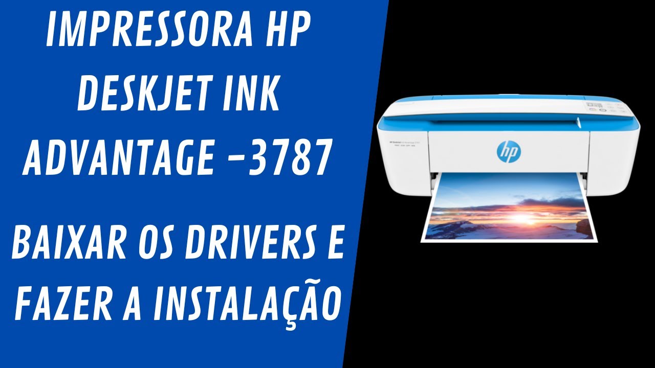 Como baixar os drivers e instalar a impressora HP deskjet ink advantage ...