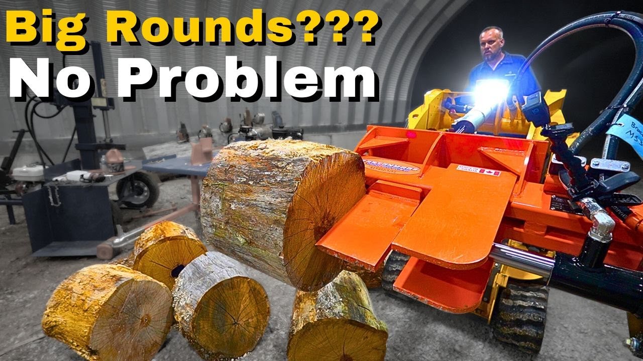 Splitting Firewood Has Never Been So Easy - YouTube