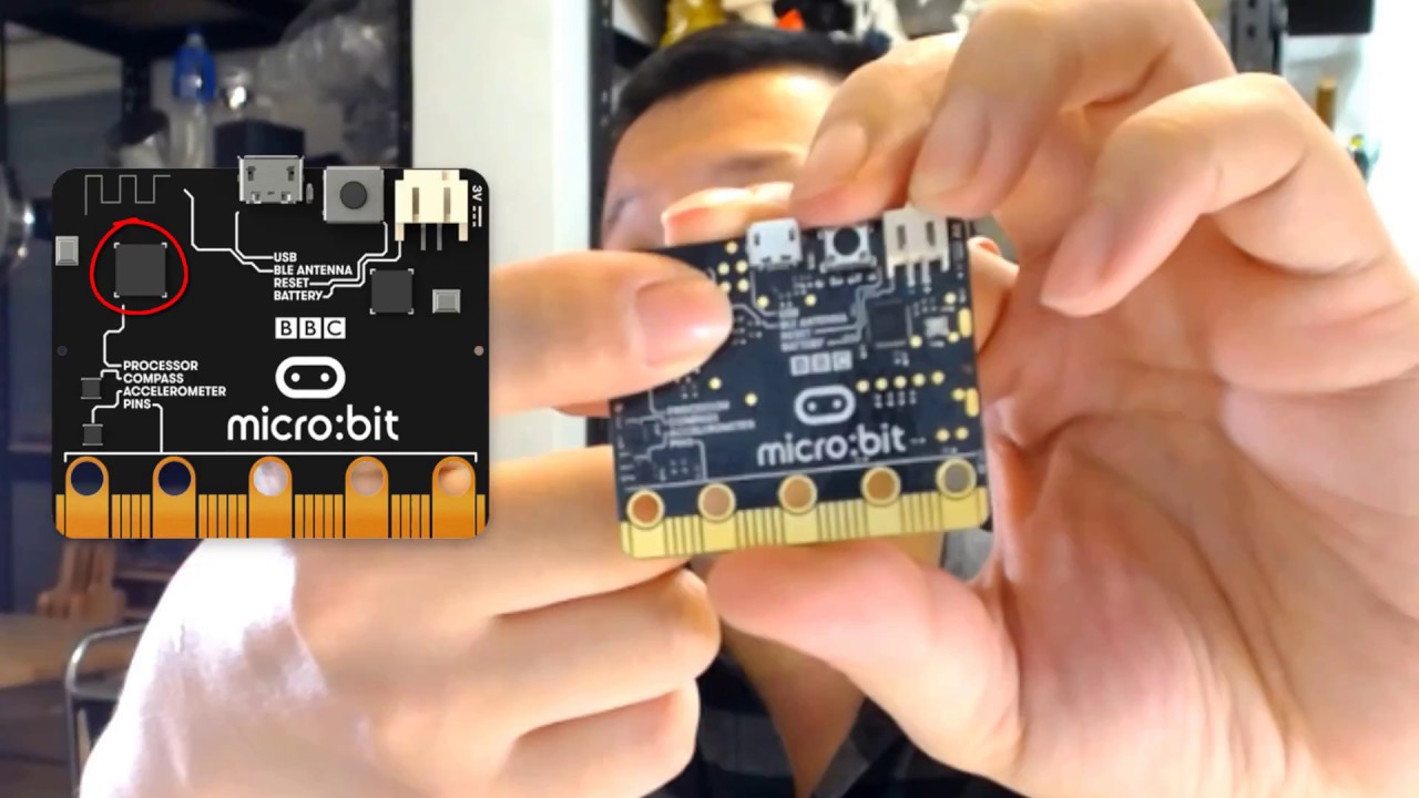 Micro:bit溫度感應測試 sensor - YouTube