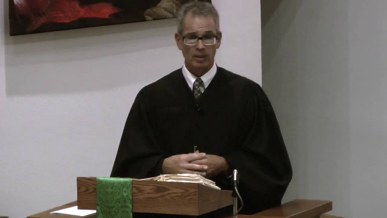 WELS Sermon 10/2/2016 - YouTube