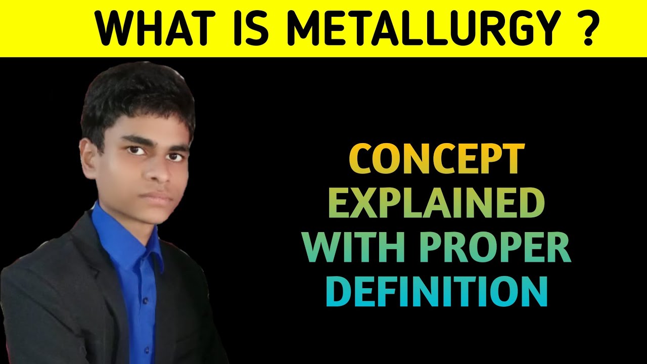 What is Metallurgy ? Concept explained with proper definition | - YouTube