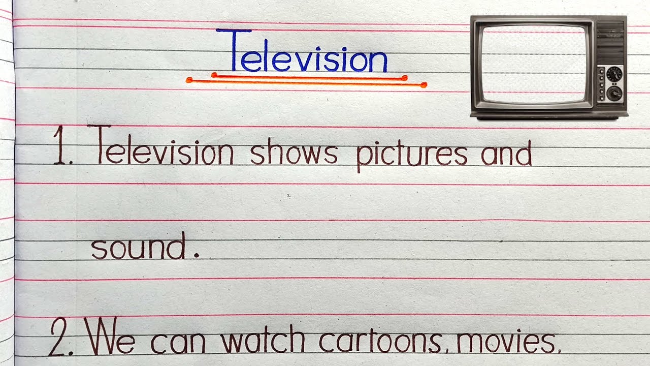 Write 5 Lines about The Television in English || 5 Lines Essay on ...