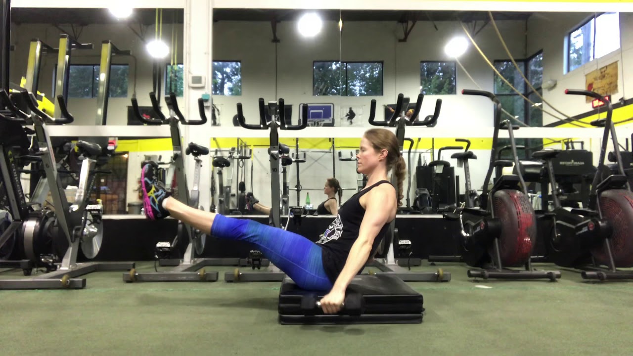 L-Sit + Single Arm Lateral Raises - YouTube