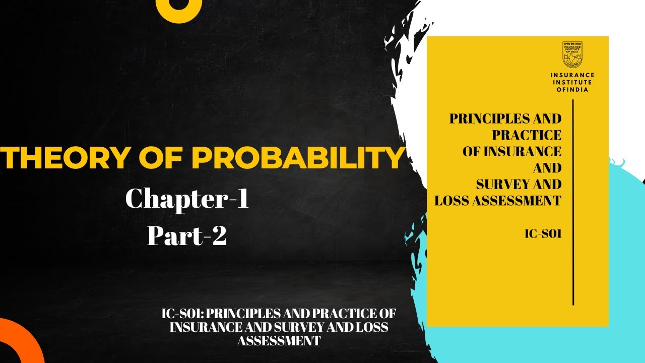 S01 | Theory of Probability | Risk and Theory of Probability - Part II ...