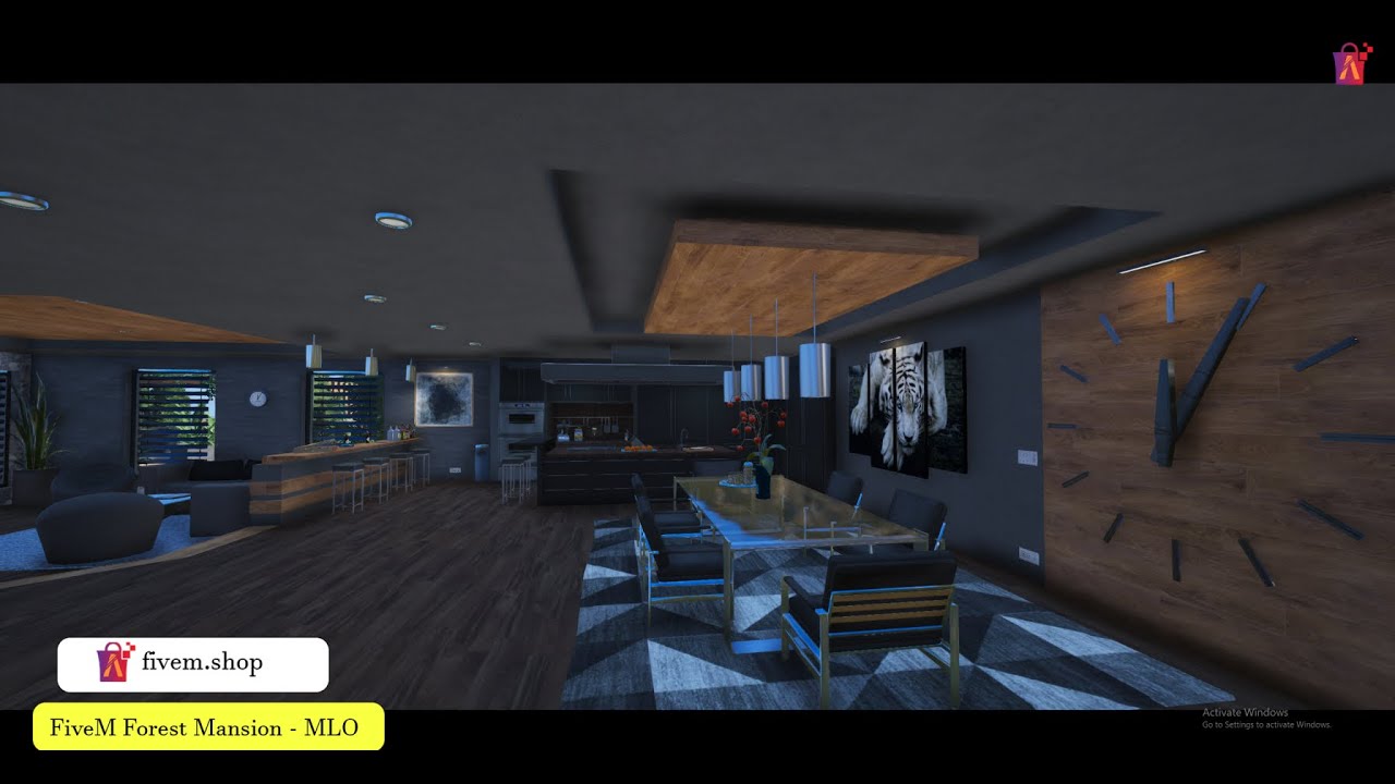 FiveM Forest Mansion MLO | FiveM MLO Houses #fivem #mansion - YouTube