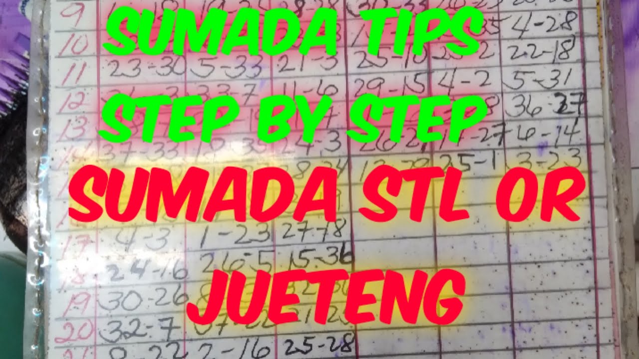 hightlights sumada tips sa stl or weteng step by step - YouTube