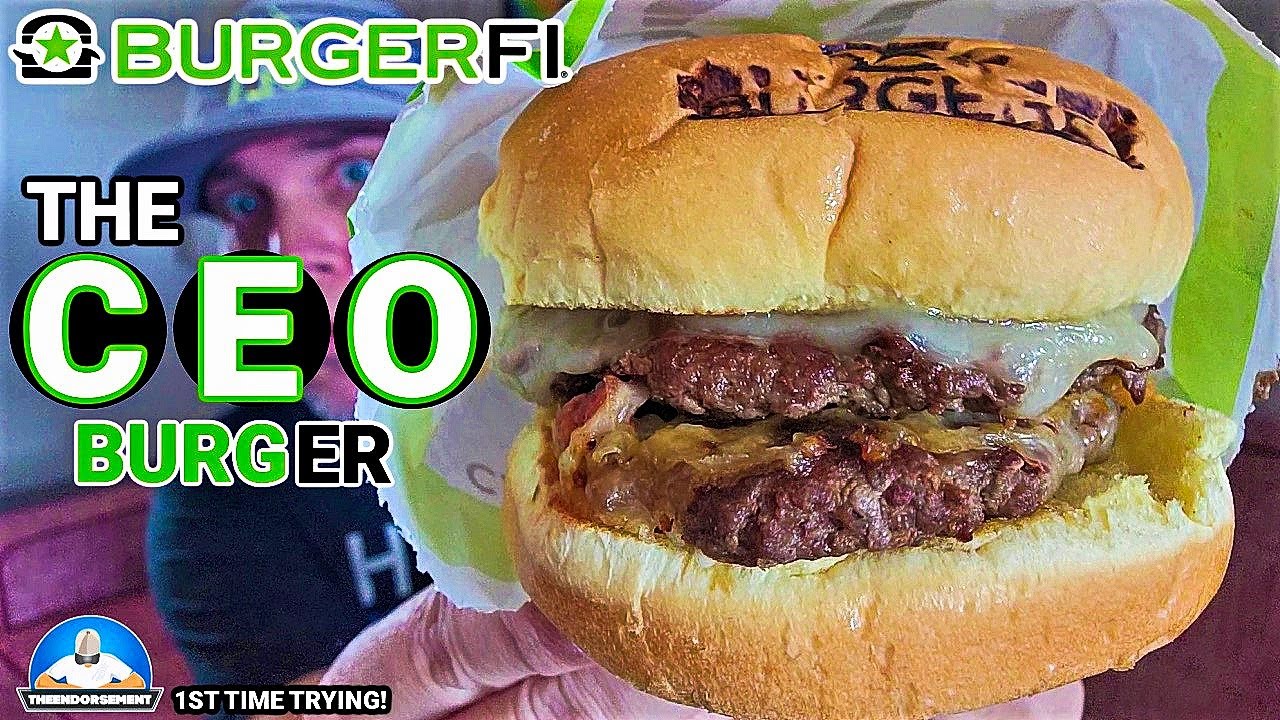 BurgerFi® The CEO Burger Review! 🍔🥩👔🍔 | WAGYU & BRISKET BLEND ...