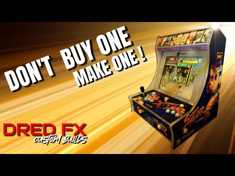 DIY Arcade Machine Build DRED FX STYLE - YouTube