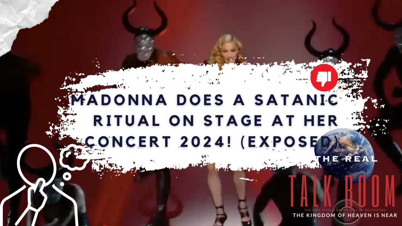Madonna Does A Satanic Ritual On Stage At Her Concert 2024! (Exposed ...