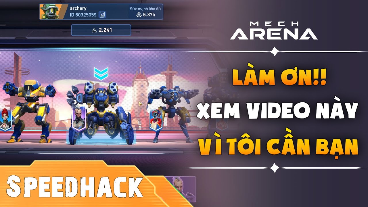 Hack tốc độ, tôi quá bức xúc - Mech Arena@MechArenaOfficial - YouTube