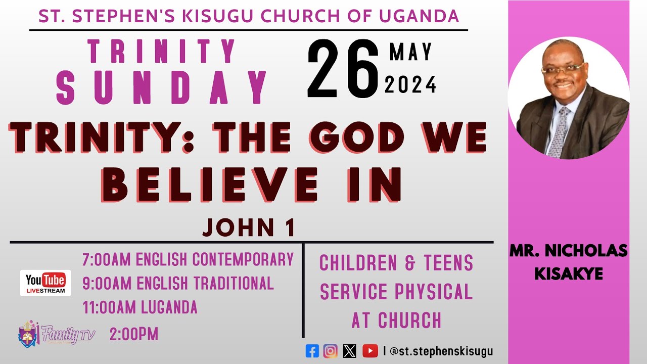 TRINITY: THE GOD WE BELIEVE IN | JOHN 1 | TRINITY SUNDAY | ENGLISH ...