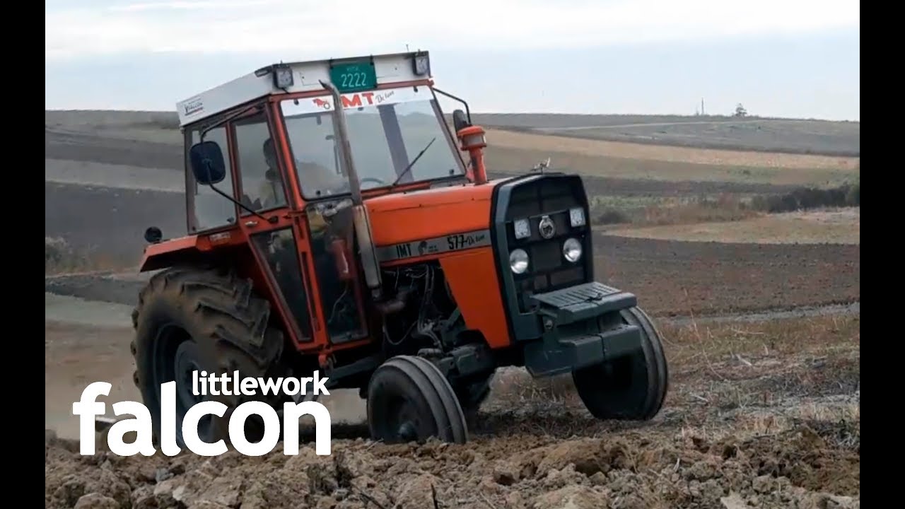 Oranje IMT 577 - Plowing - Pflügen - IMT 757 - YouTube