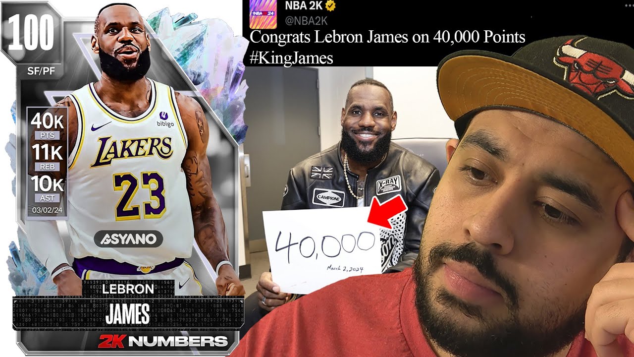 2K Ruined Lebron James 40000 Points! Free Lebron? Locker Codes? Something? Anything? NBA 2K24 ...