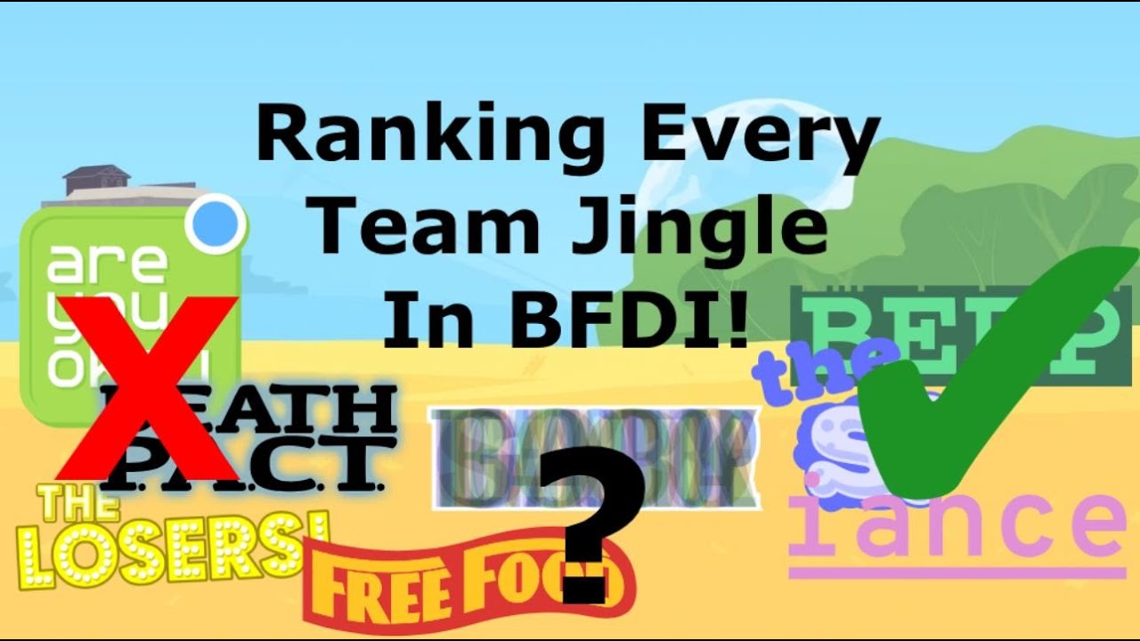 Ranking EVERY Team Jingle In BFDI! - YouTube