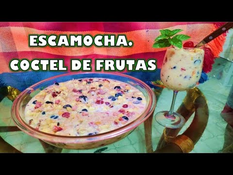 Como hacer escamocha de frutas #resetafacil # ...