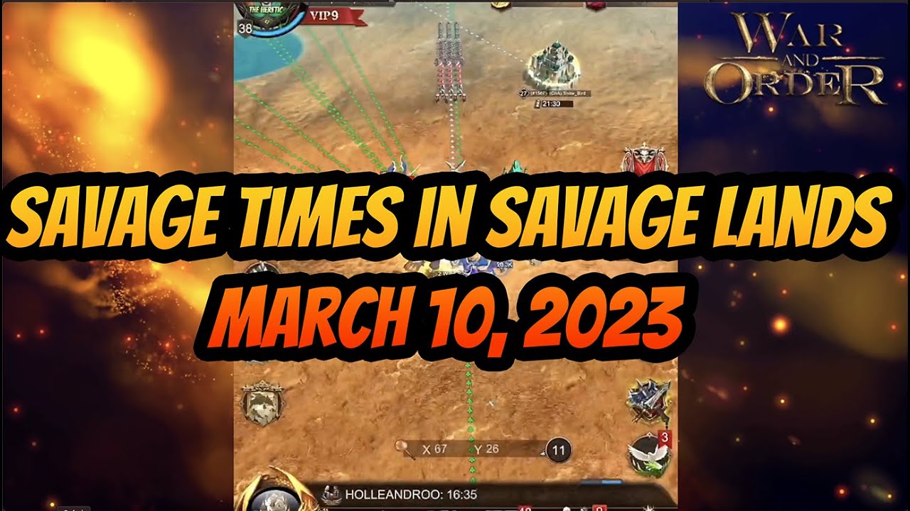 War and Order - Savage Times in Savage Lands - YouTube