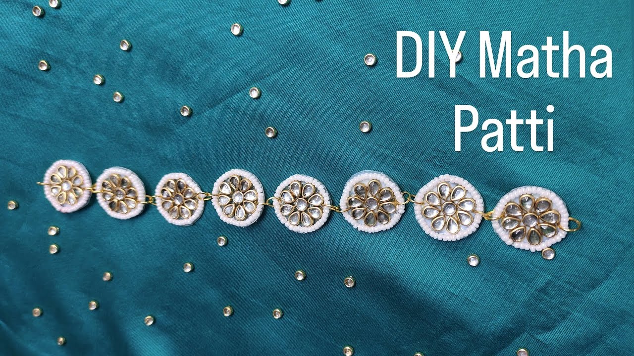 How to make Matha patti | DIY Matha Patti | Easy way of making a Matha ...