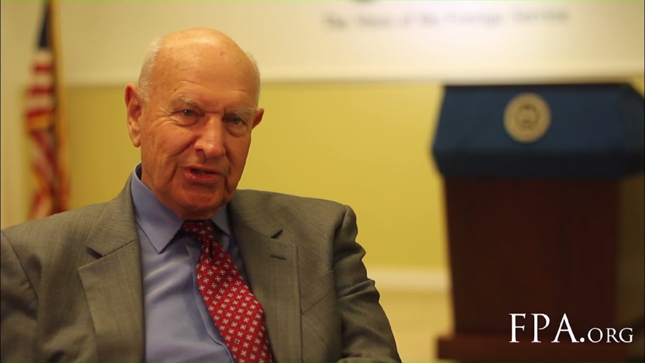 Thomas Pickering - Four Decades in the Foreign Service - YouTube