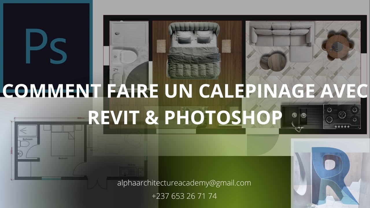 COMMENT FAIRE UN CALEPINAGE AVEC REVIT & PHOTOSHOP - YouTube