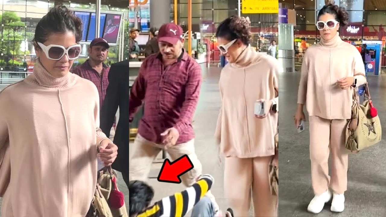 Kajol Devgan Looking Funny and Running, Paps Fell Down While Taking ...