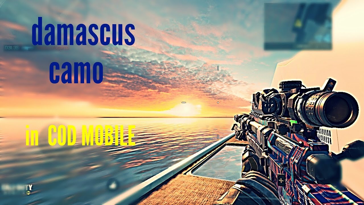pegando a camuflagem damasco | DAMASCUS CAMO IN COD MOBILE! - YouTube