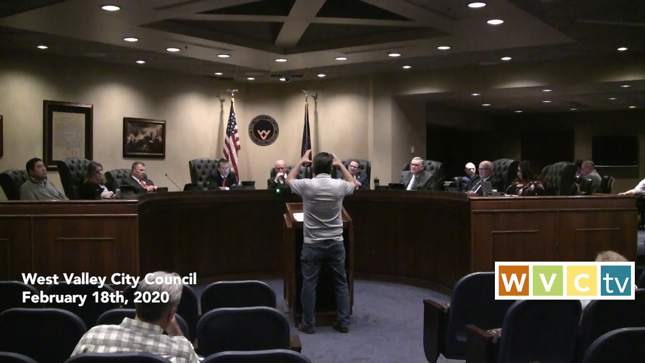 West Valley City Council February 18th, 2020 - YouTube